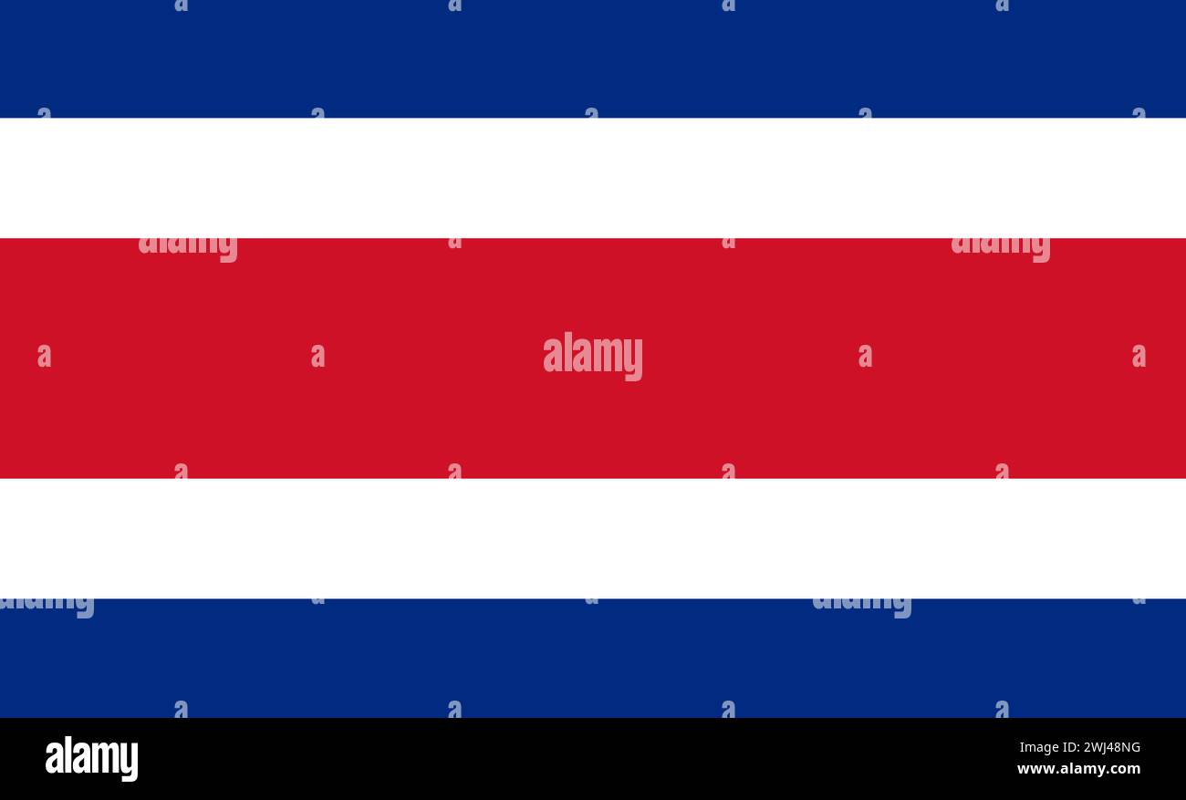 Flag of Republic of Costa Rica. Costa Rica flag on fabric surface ...