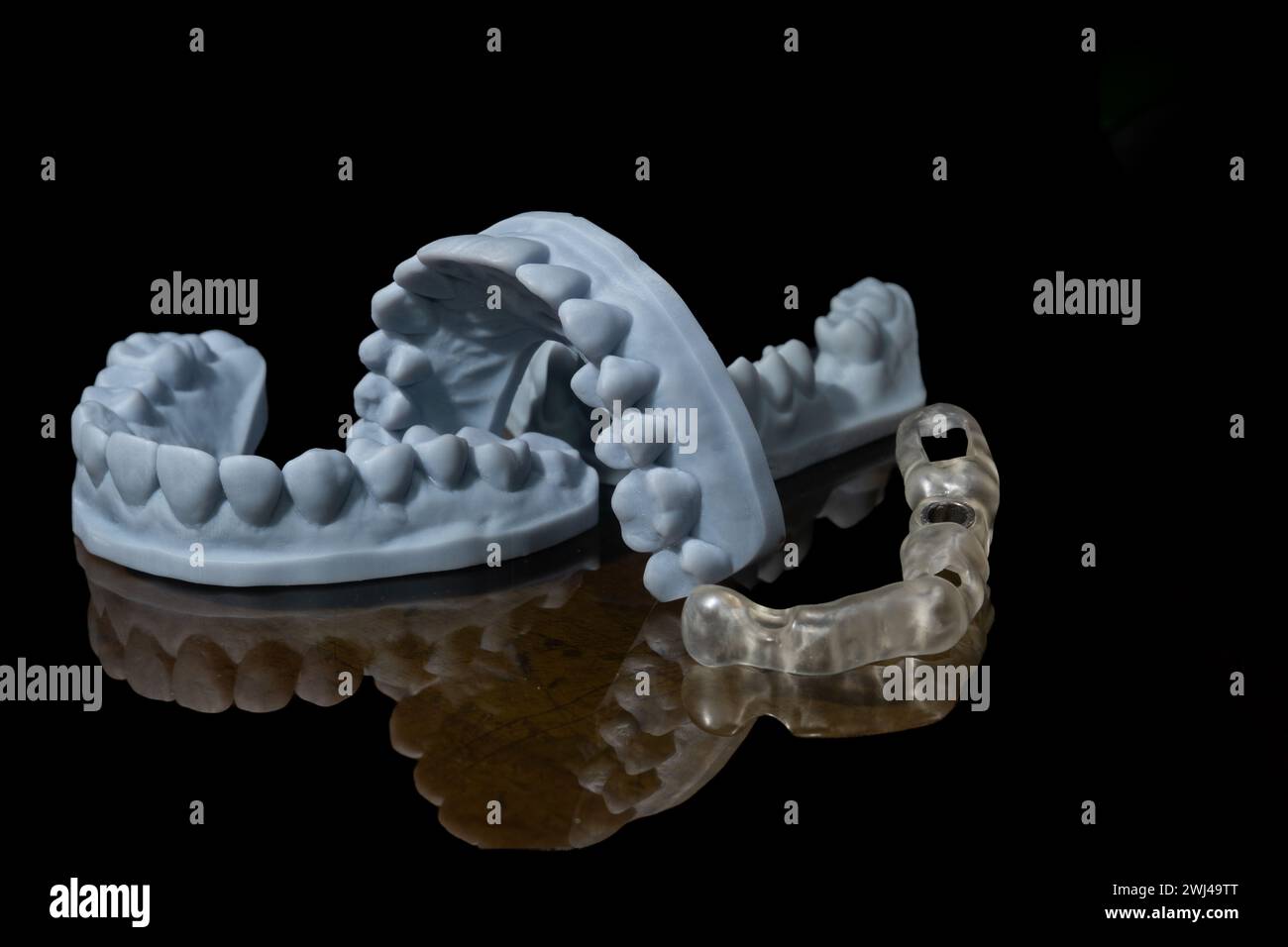surgical guide printed in 3d resin Stock Photo - Alamy