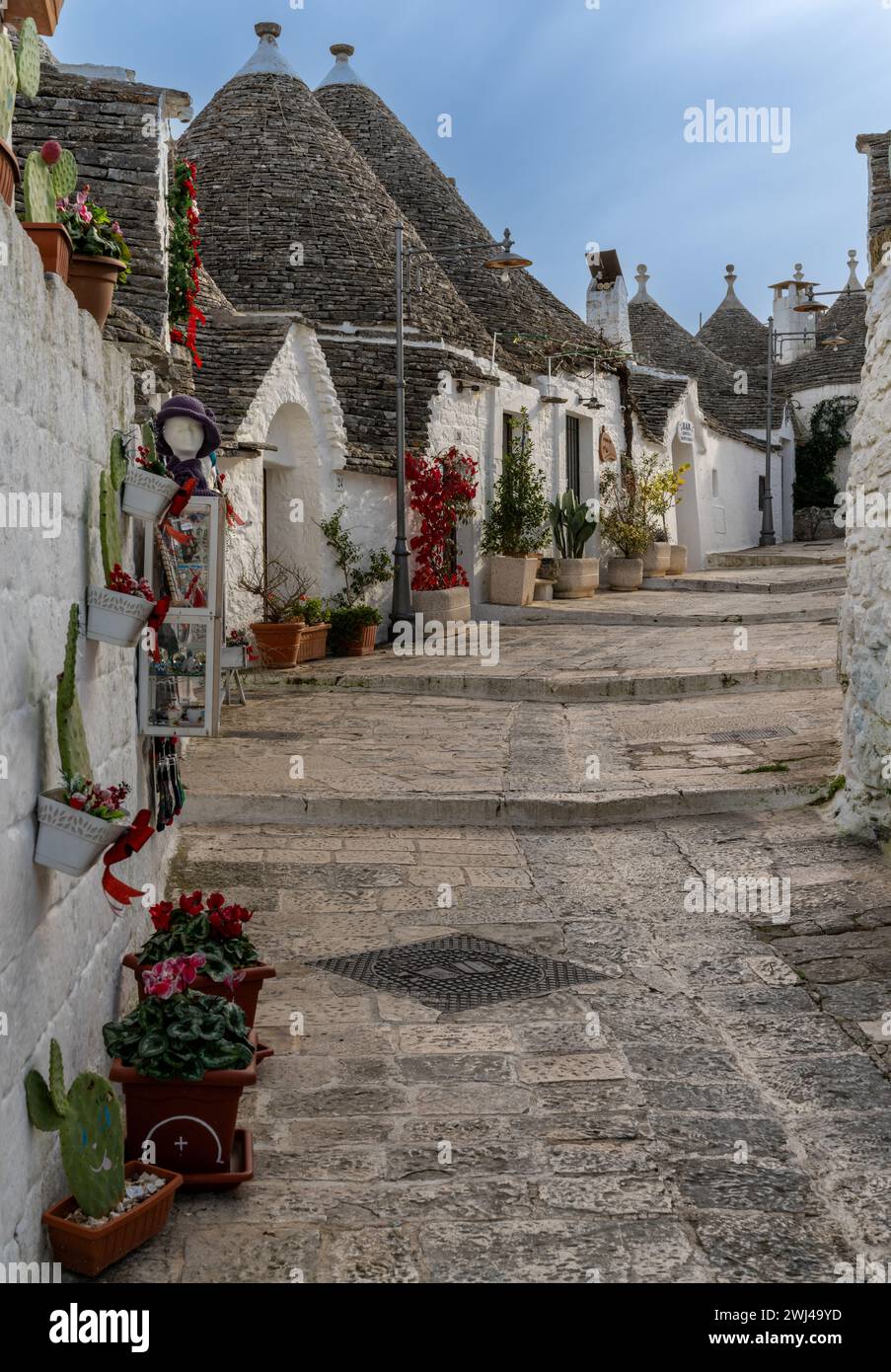 Alberobello, Italy - 2 December, 2023: typical Trulli homes in ...