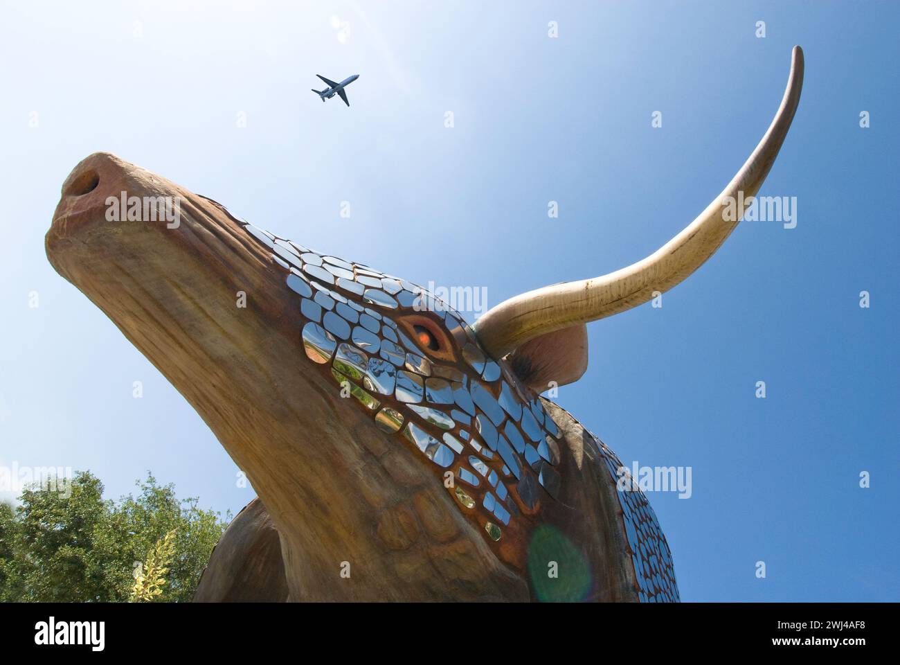 Armadillo and Longhorn are merged together in this fantasy animal sign ...