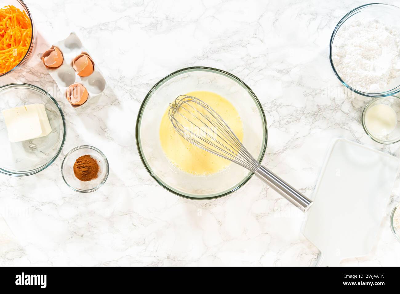 Mixing Magic: Baking Carrot Bundt Cake Delight Stock Photo - Alamy