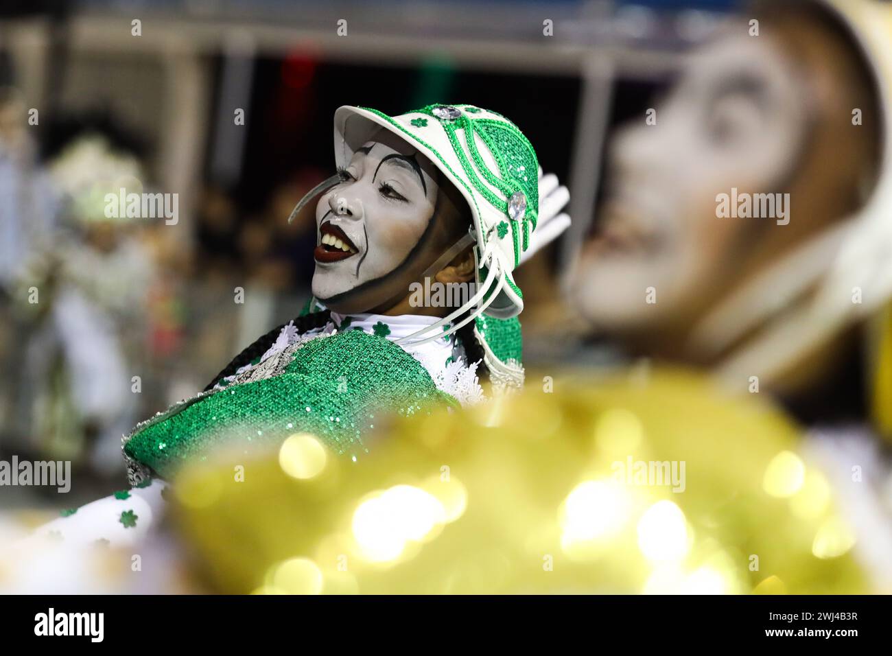 Members of the Dom Bosco de Itaquera Samba School during the Access ...
