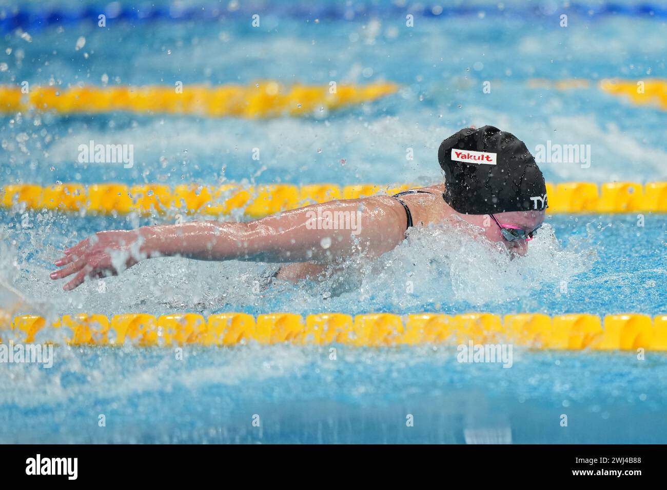 Doha, Qatar. 12th Feb, 2024. Angelina Kohler of Germany competes during ...