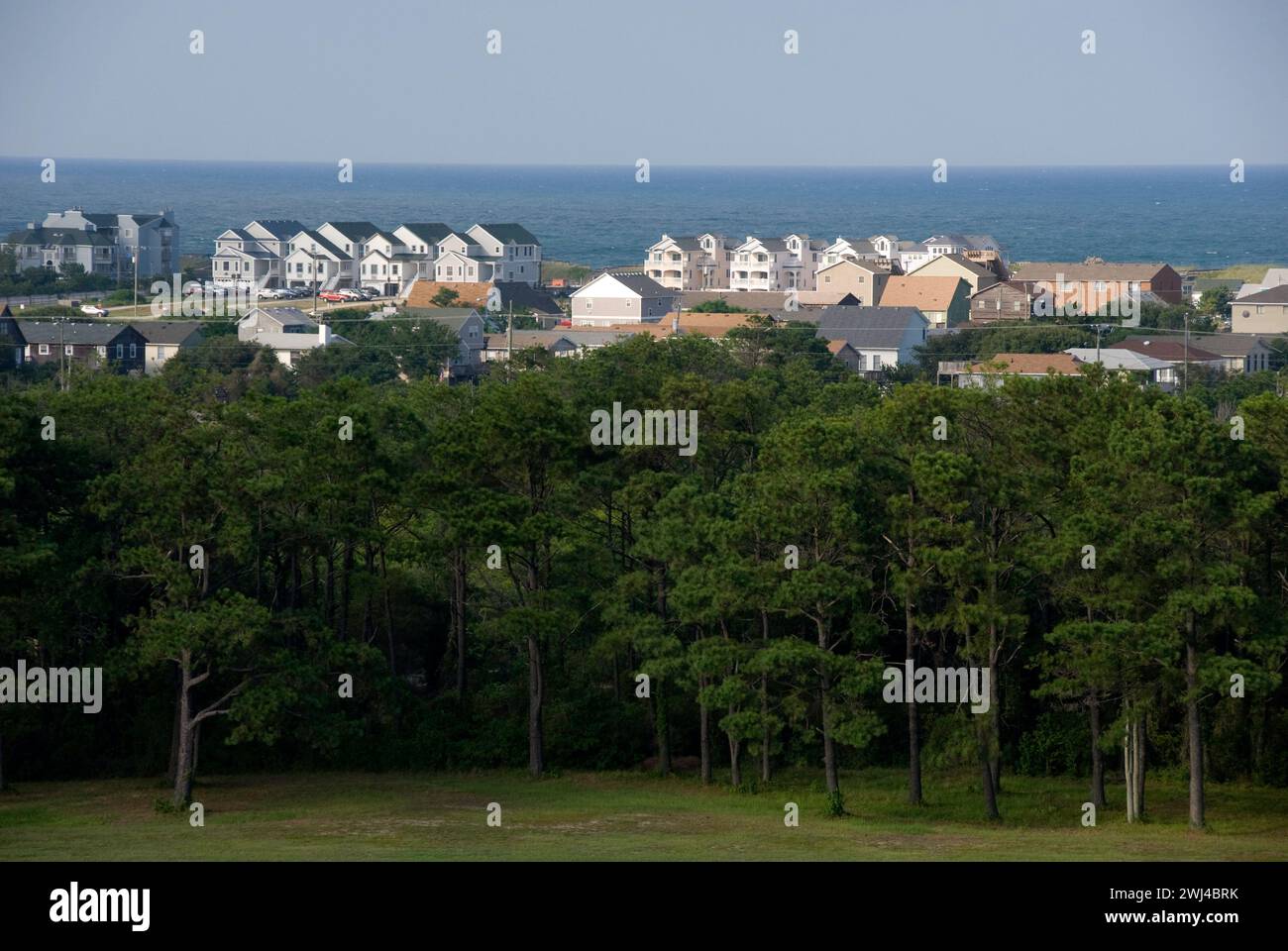beach homes on Outer Banks - Kill Devil Hills, North Carolina Stock ...