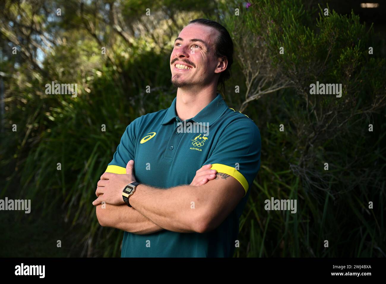 Sydney, Australia. 13th Feb, 2024. Tristan Carter poses for a ...