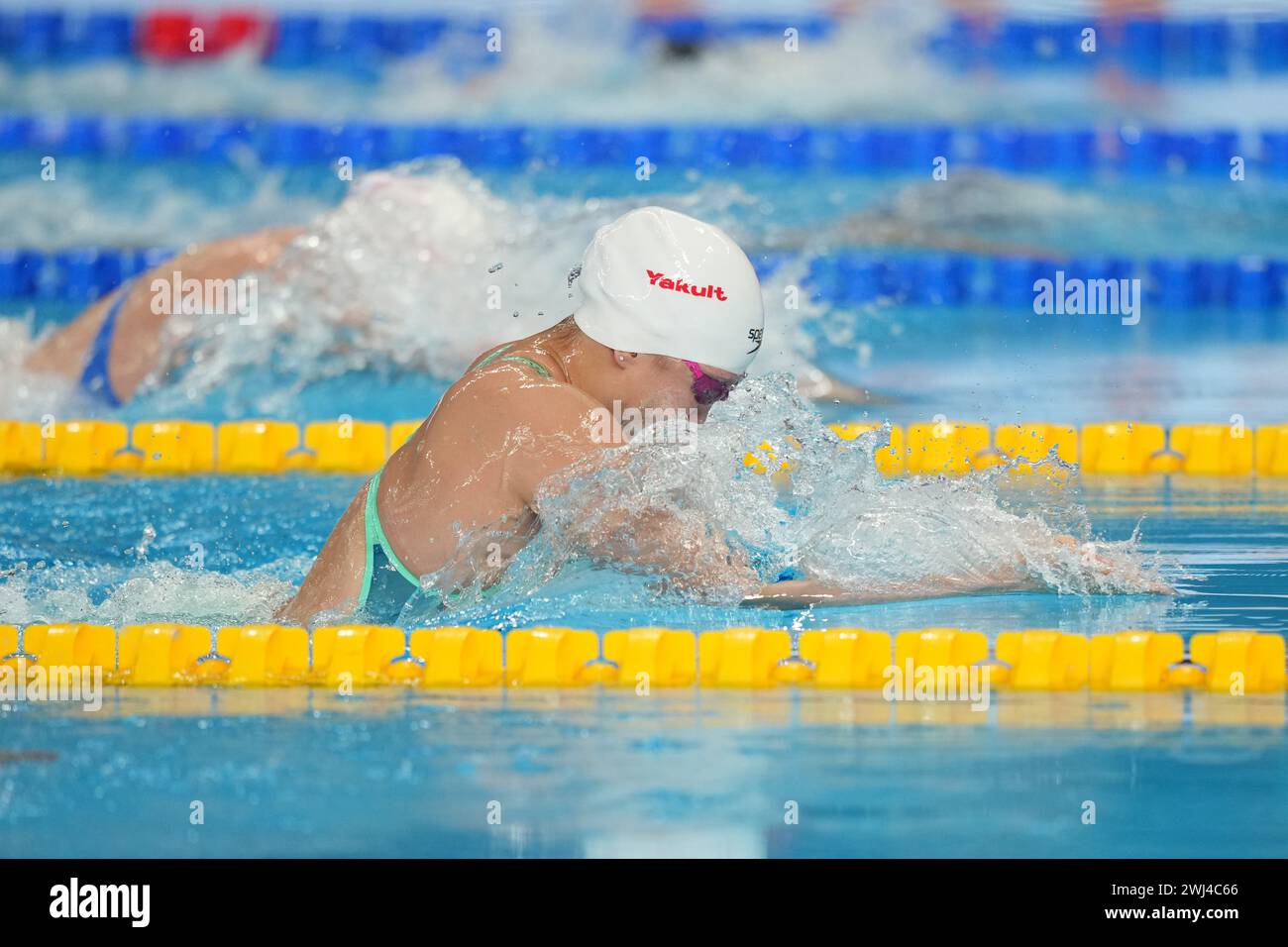 Doha, Qatar. 12th Feb, 2024. Tang Qianting of China competes during the ...
