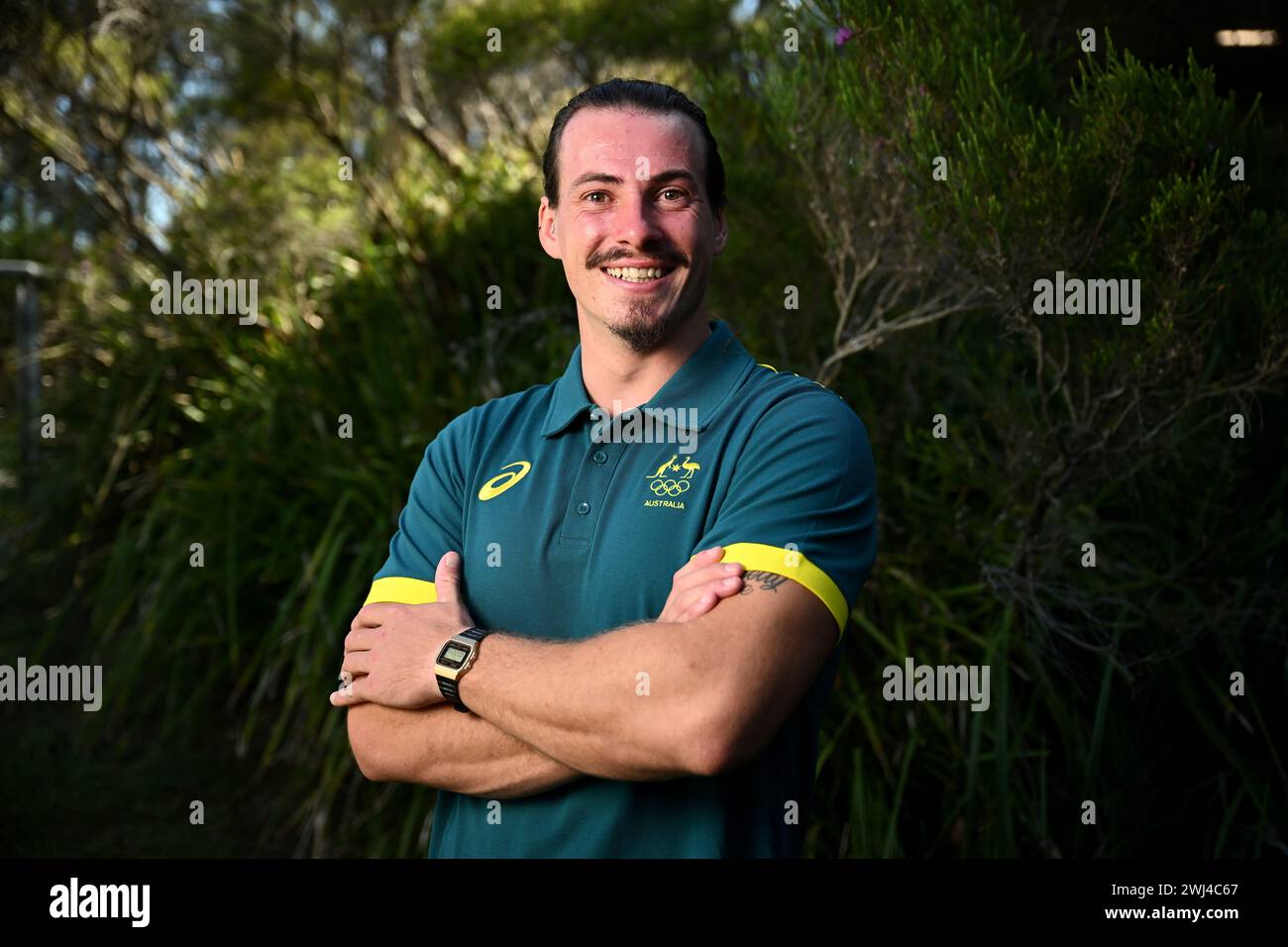 Sydney, Australia. 13th Feb, 2024. Tristan Carter poses for a ...