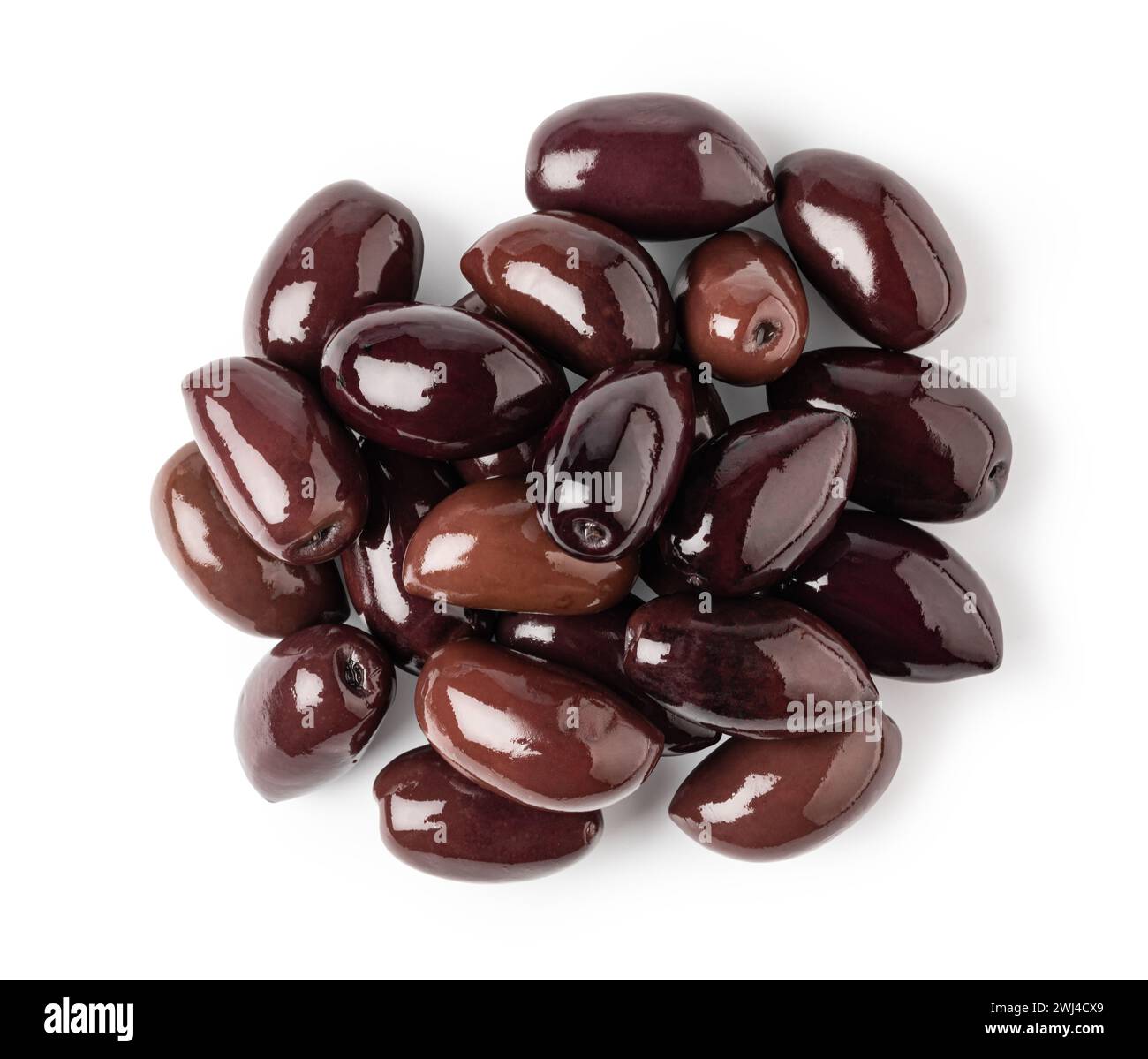 Top view raw olives hi-res stock photography and images - Alamy