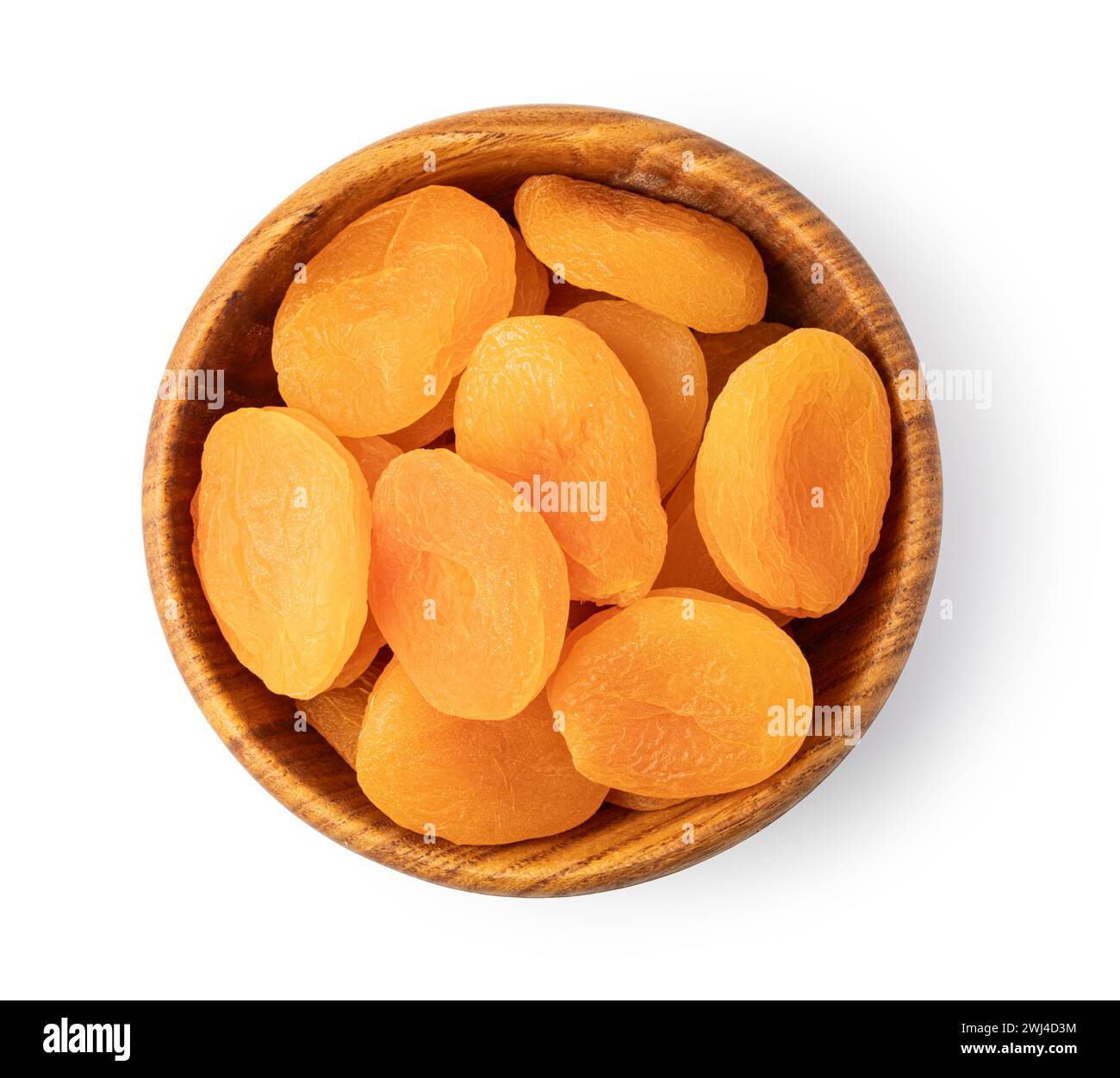 Dried apricots on white background Stock Photo - Alamy