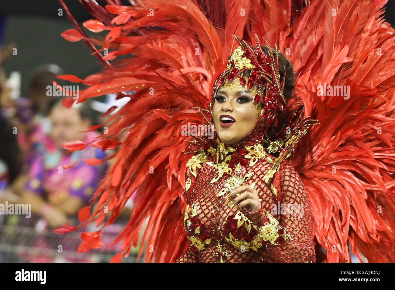 Members of the Perola Negra Samba School during the Access Group ...