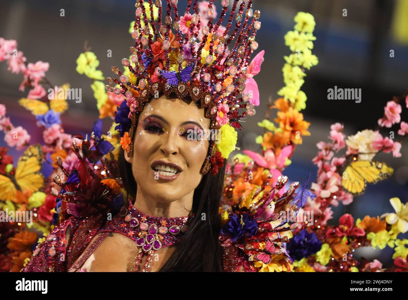 Members of the Perola Negra Samba School during the Access Group ...