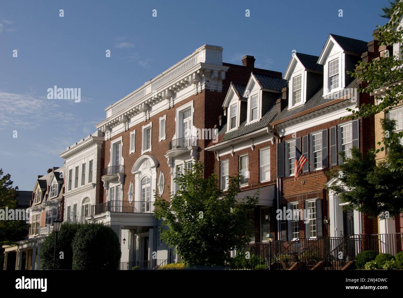 houses on on Monument Avenue the only street in the United States that ...