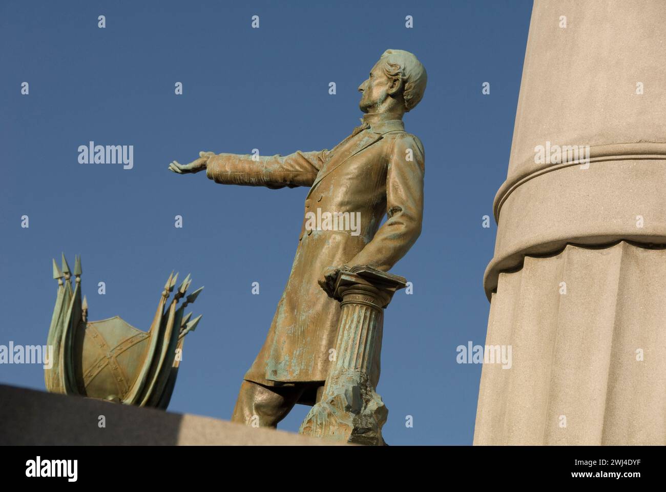 President of the Confederacy, Jefferson Davis - Monument unveiled on ...