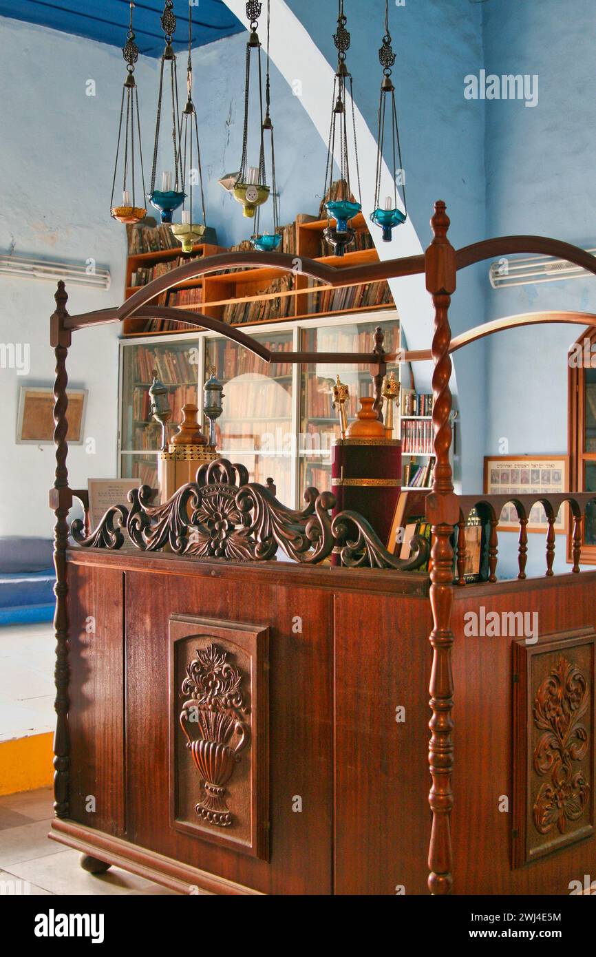 Sephardic Synagogue Joseph Caro Safed, Israel Stock Photo - Alamy