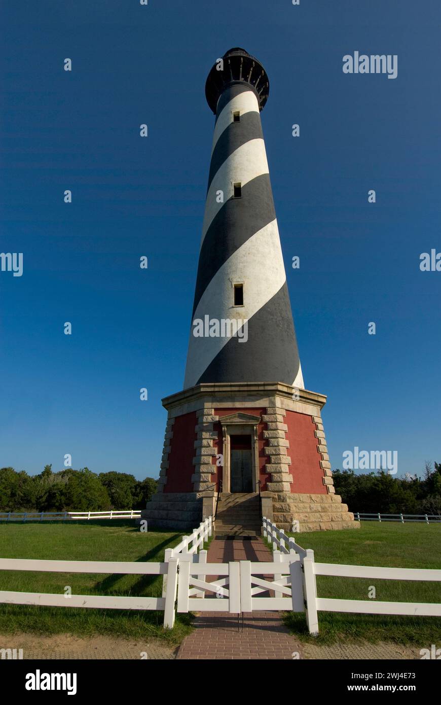 Cape Hatteras Lighthouse "America's Lighthouse" is 208 feet high and is ...
