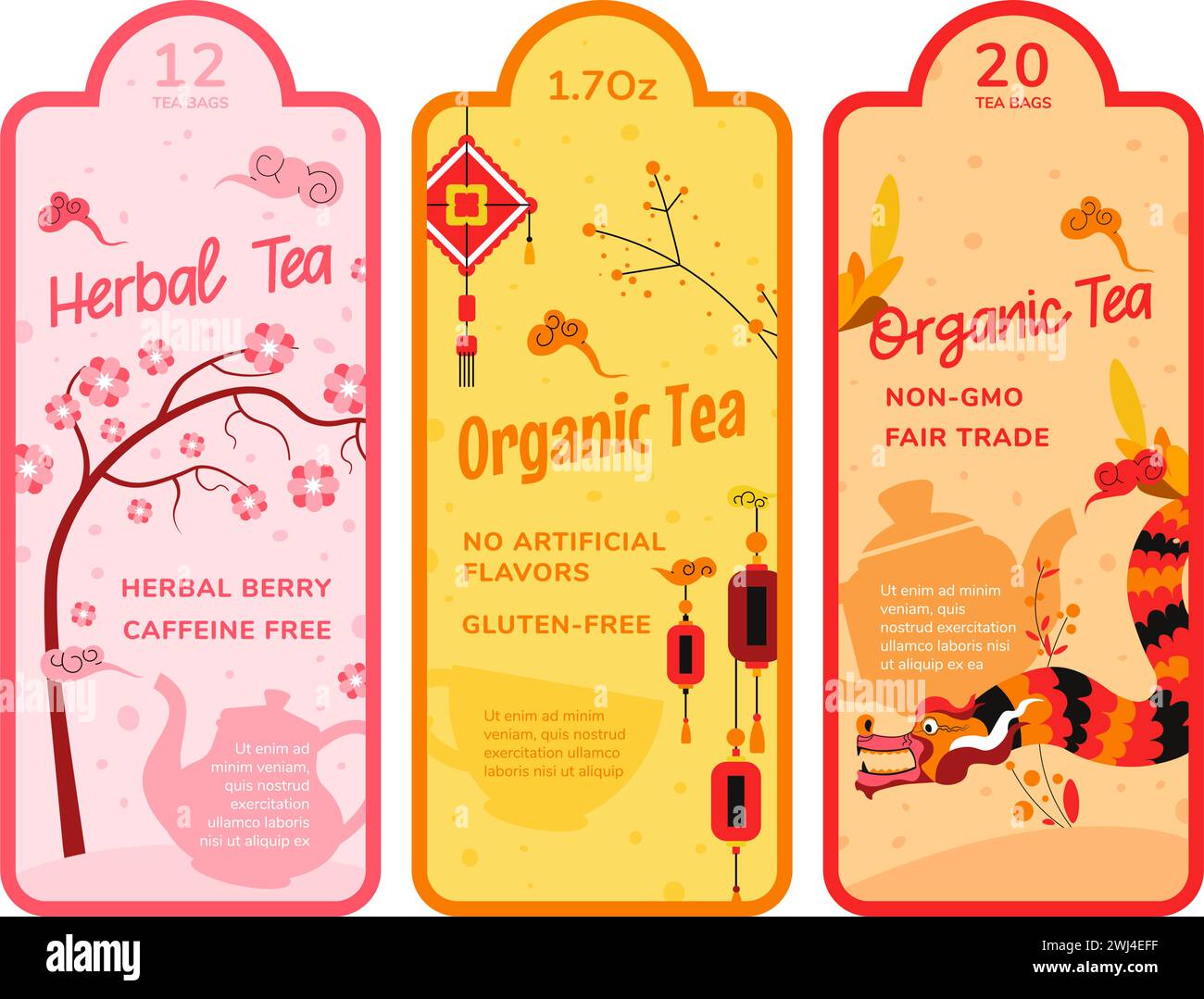 Label caffeine free Stock Vector Images - Alamy