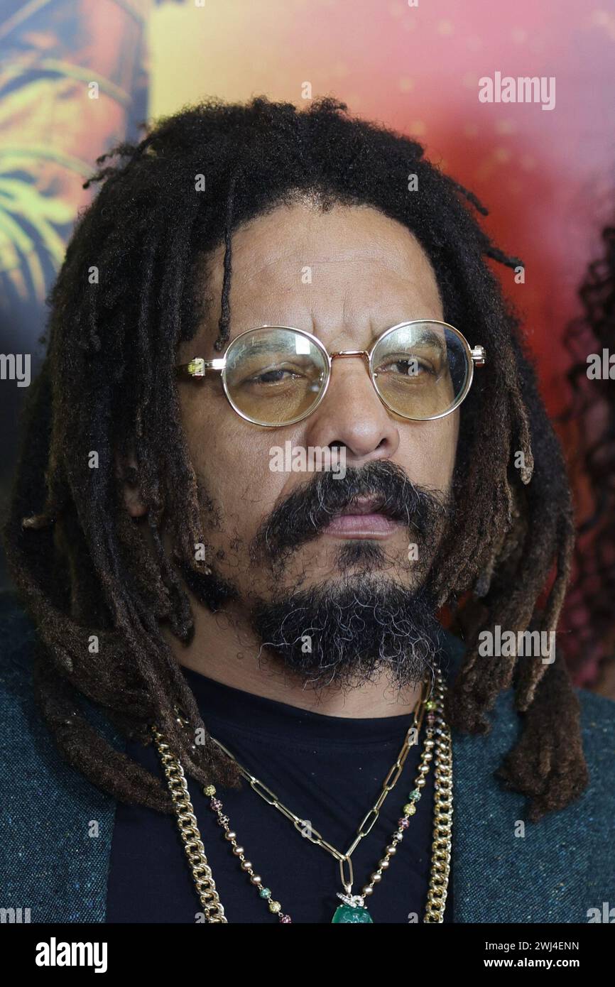 New York, United States. 12th Feb, 2024. Rohan Marley attends the ...