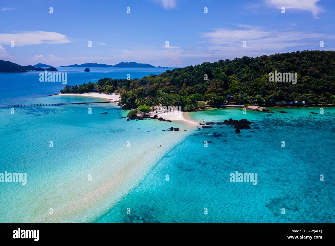 Beach of Koh Kham Island Trat Thailand Stock Photo - Alamy