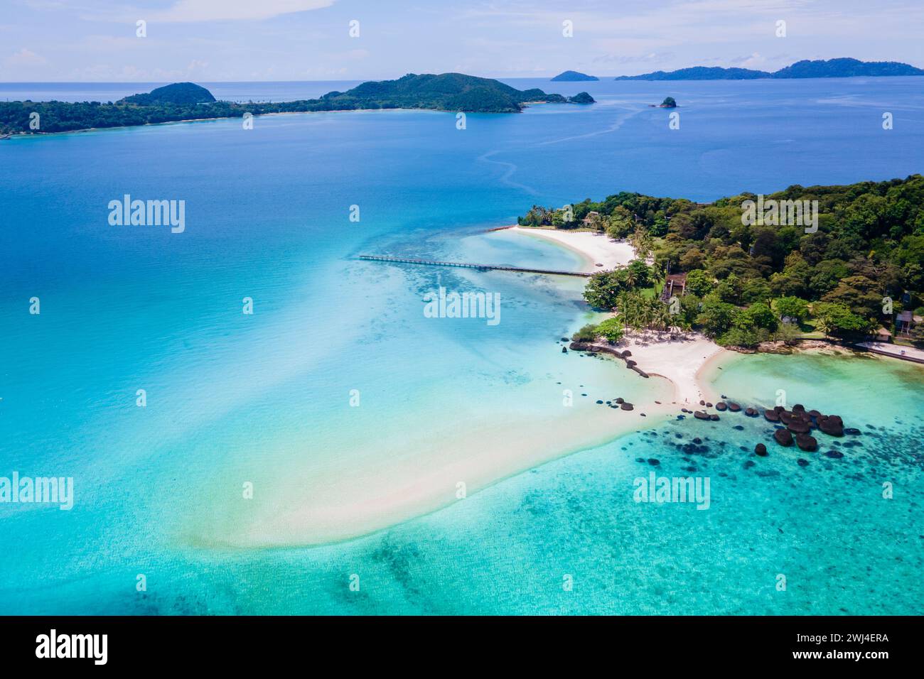 Beach of Koh Kham Island Trat Thailand Stock Photo - Alamy
