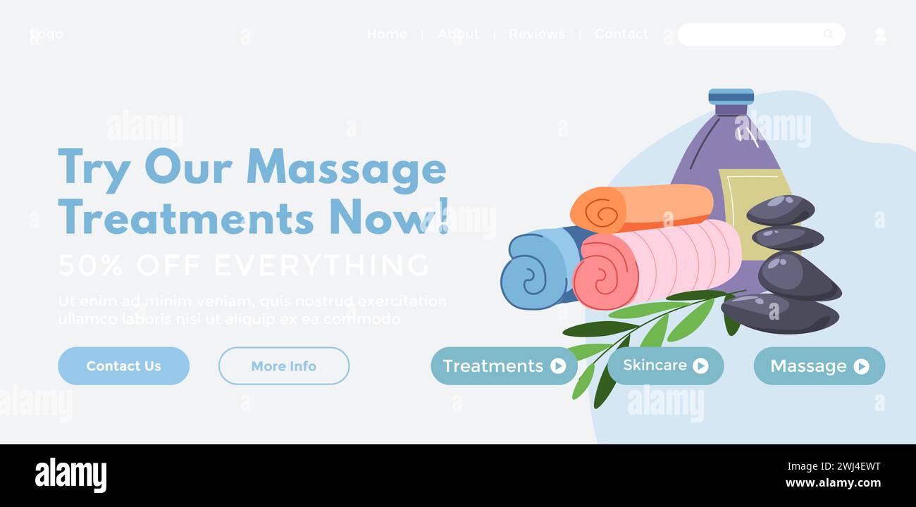 Beautician massaging Stock Vector Images - Alamy