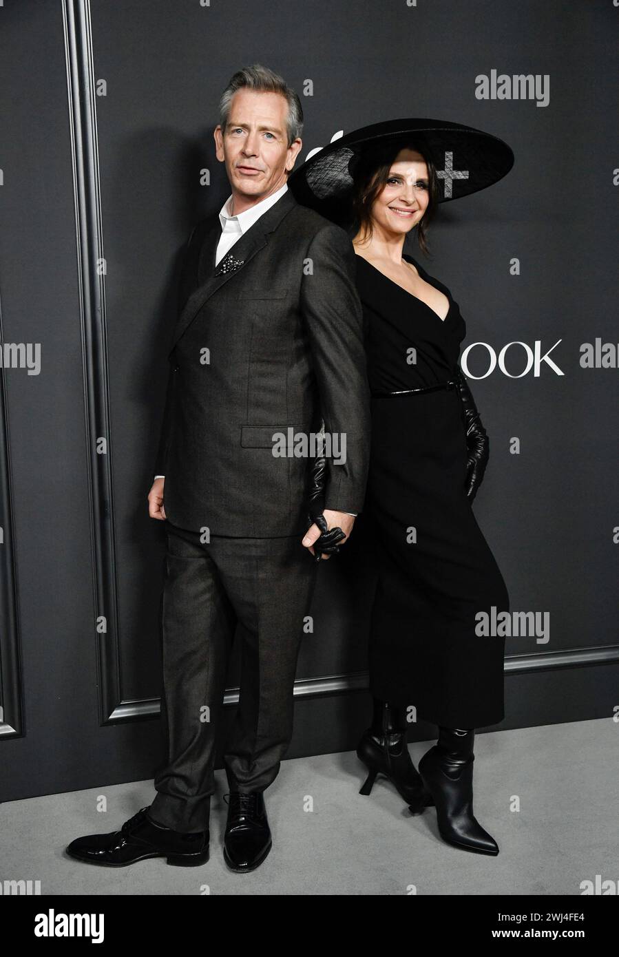 Ben Mendelsohn, left, and Juliette Binoche attend the premiere of the ...