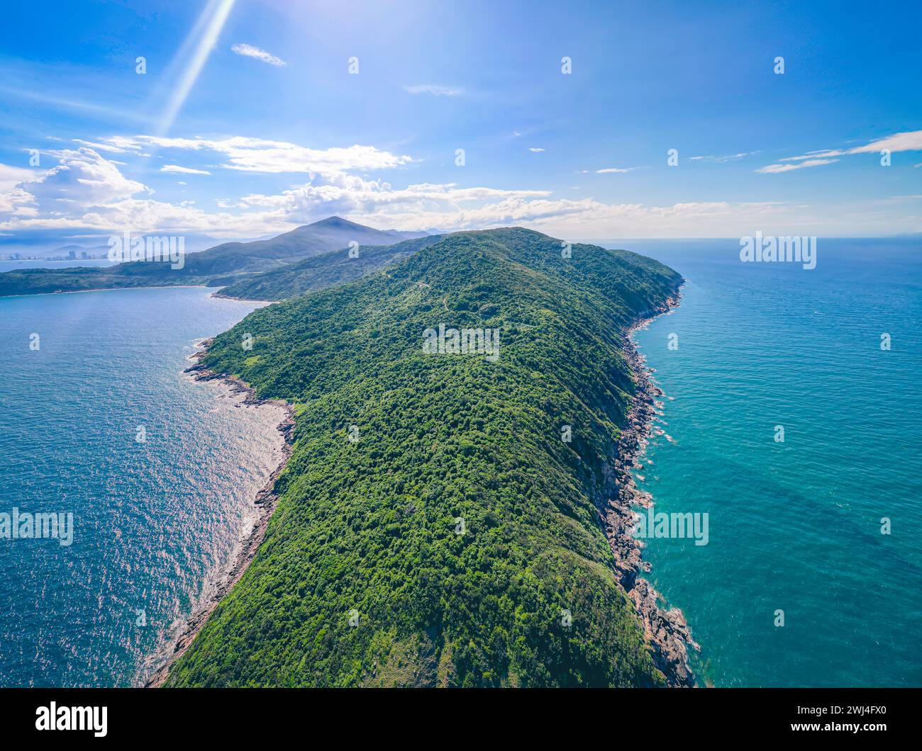 Lady Buddha statue at the Linh Ung Pagoda in Danang city in Vietnam ...