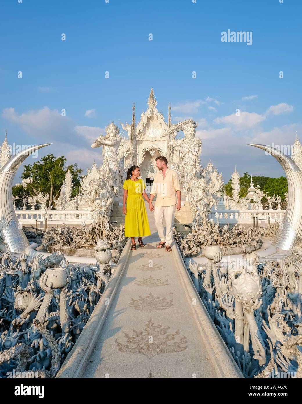 White Temple Chiang Rai Thailand, Wat Rong Khun, Northern Thailand ...