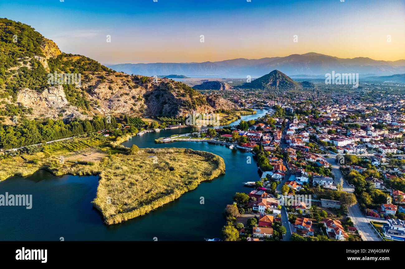 Dalyan aerial view in mugla hi-res stock photography and images - Alamy