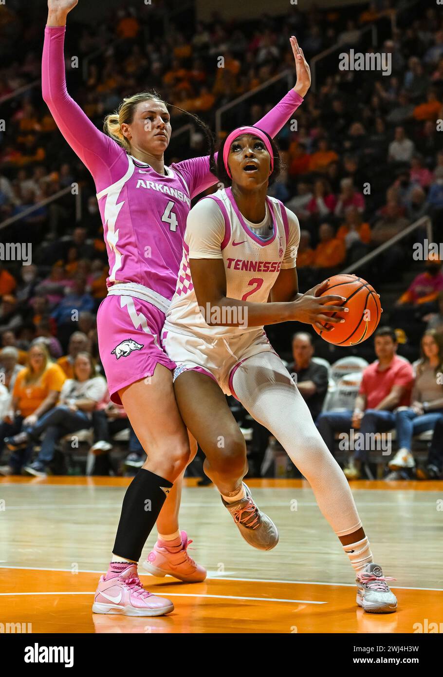 KNOXVILLE, TN - FEBRUARY 12: Tennessee Lady Vols forward Rickea Jackson ...