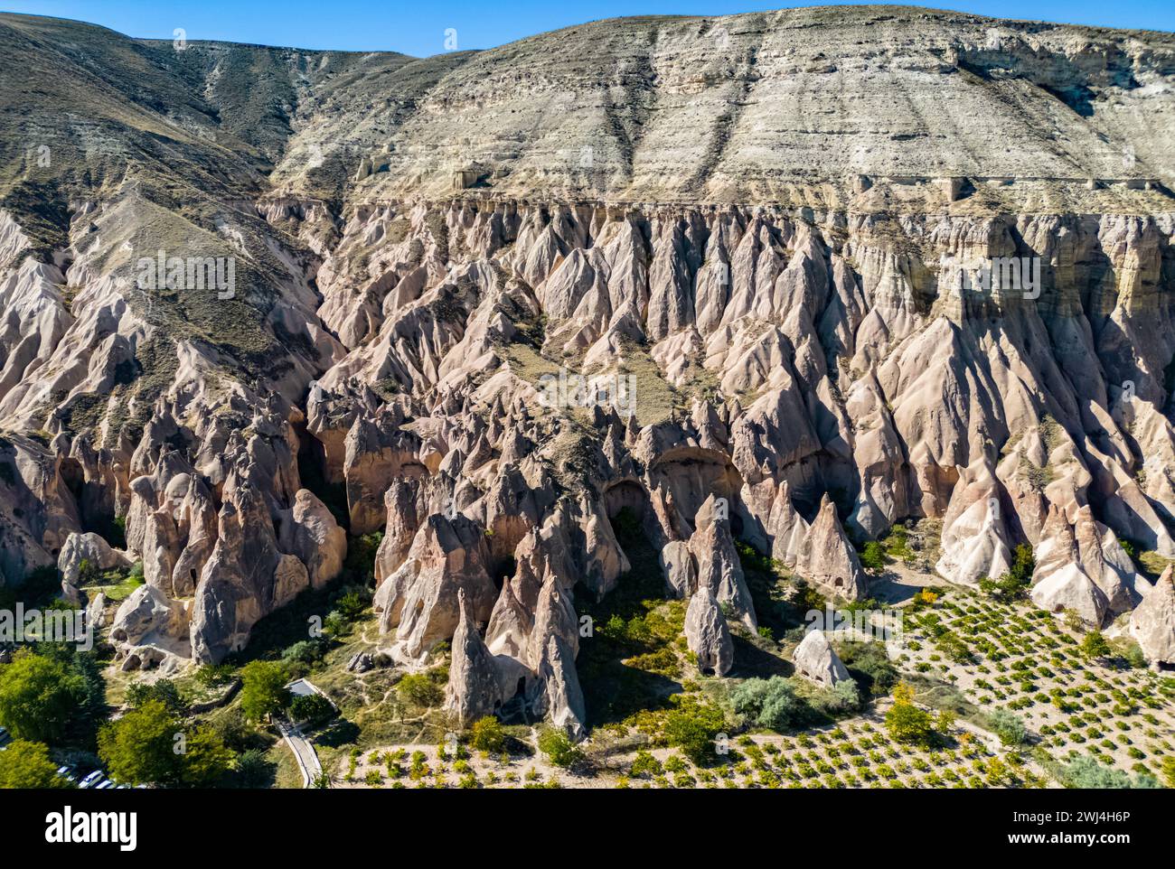 View of Zelve Valley in Cappadocia Stock Photo - Alamy