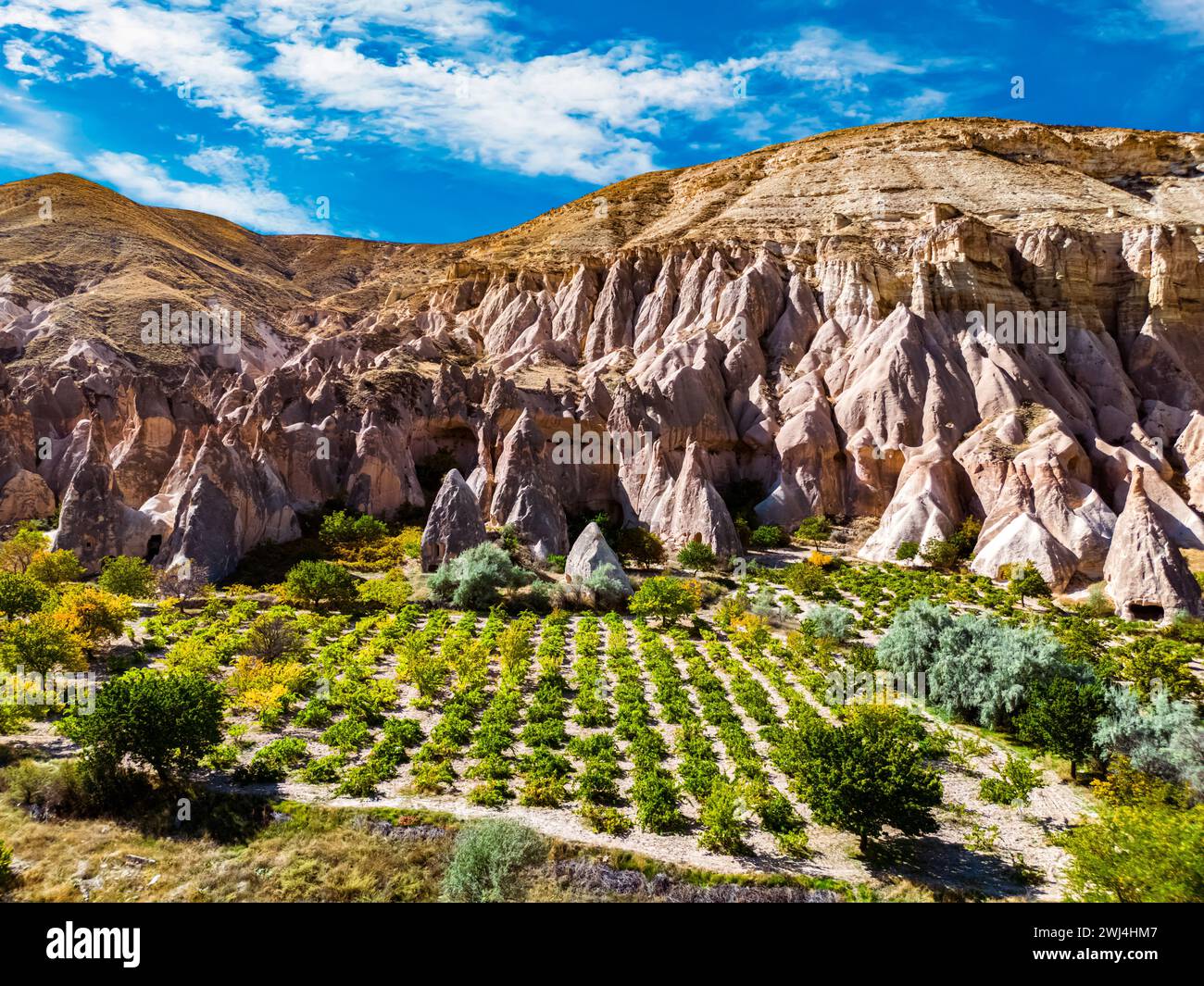 View of Zelve Valley in Cappadocia Stock Photo - Alamy