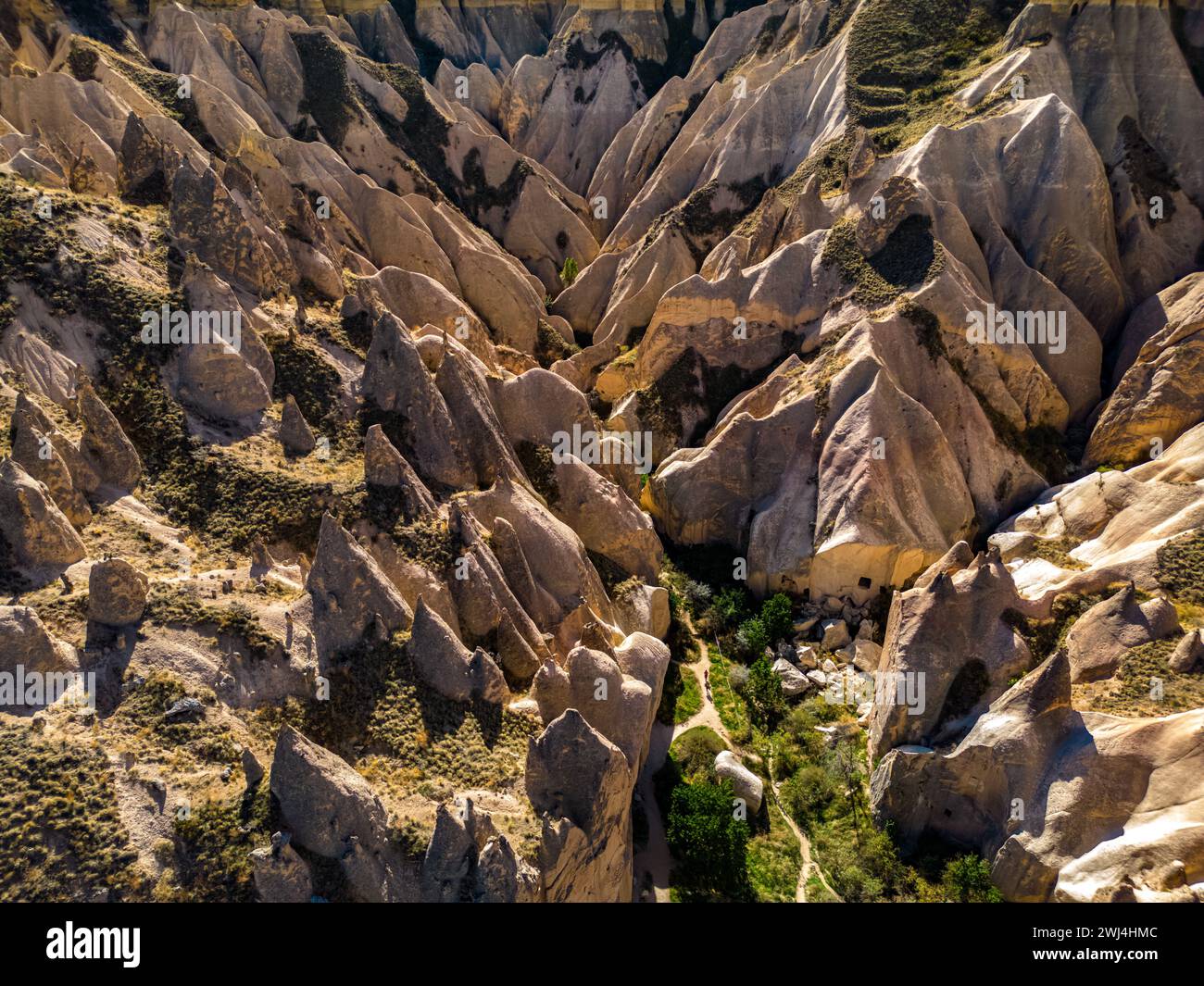 View of Zelve Valley in Cappadocia Stock Photo - Alamy
