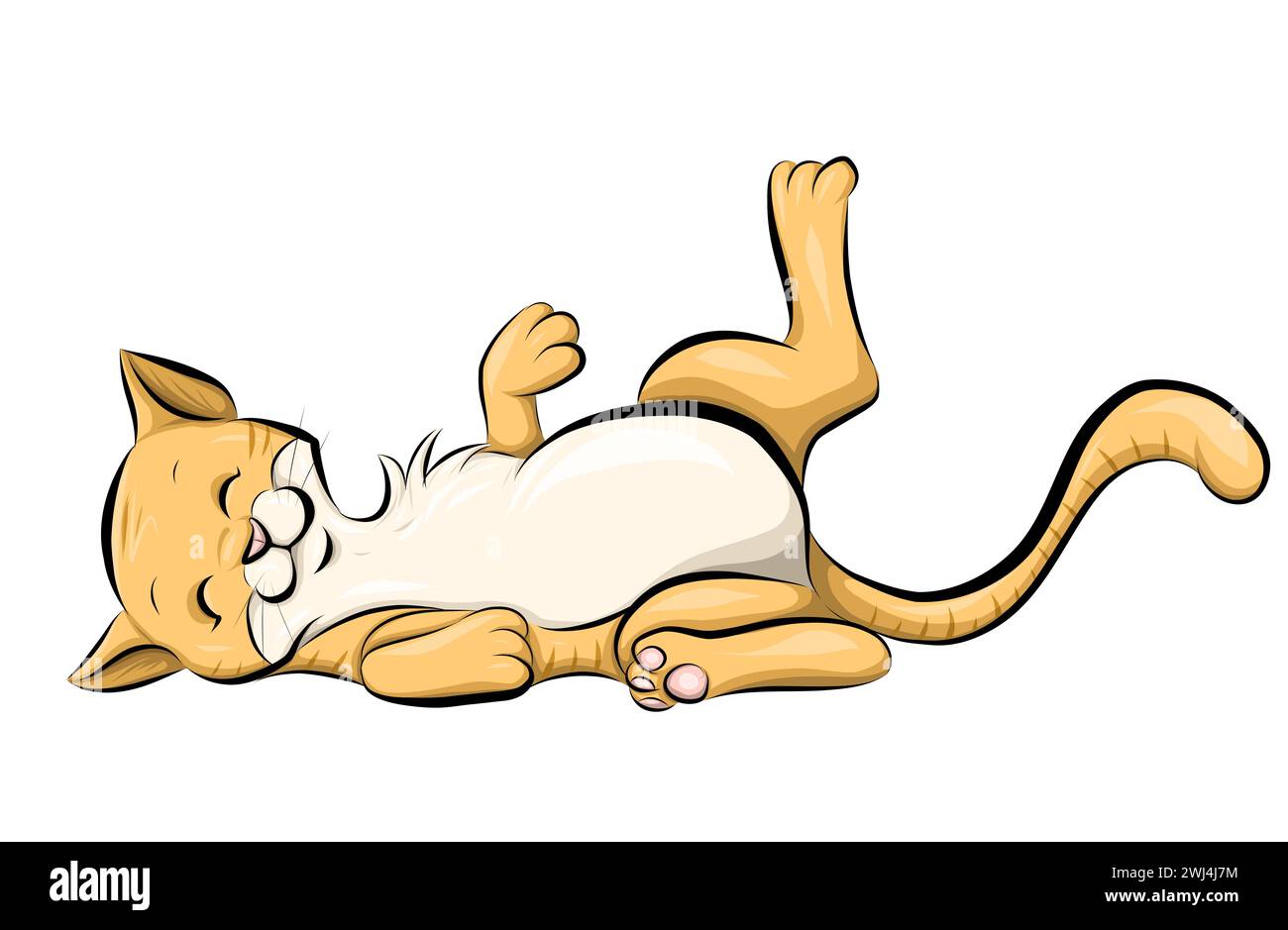 Cartoon pussycat hi-res stock photography and images - Alamy