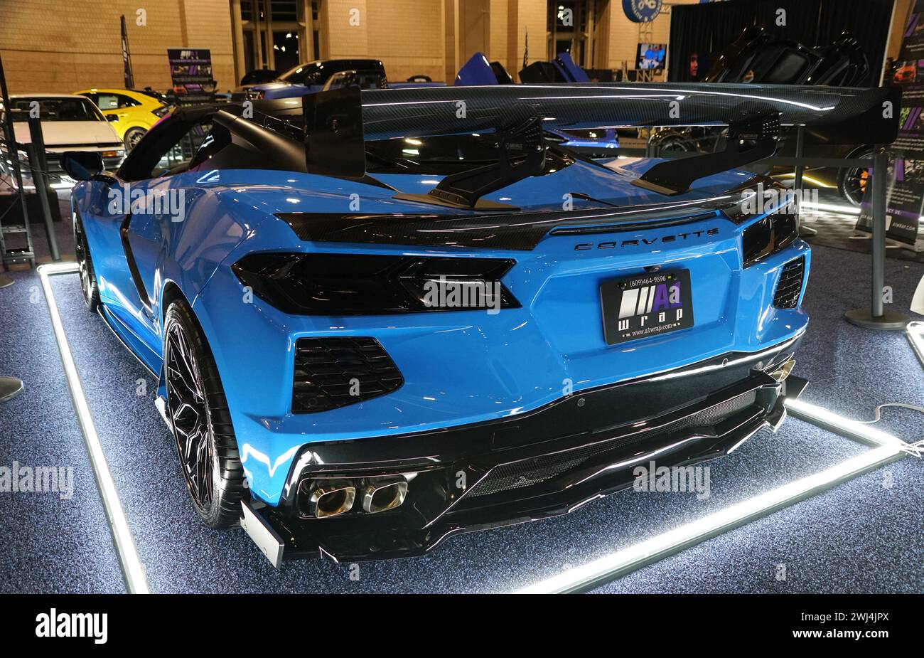 Philadelphia, Pennsylvania, U.S.A - February 14, 2024 - The rear view ...