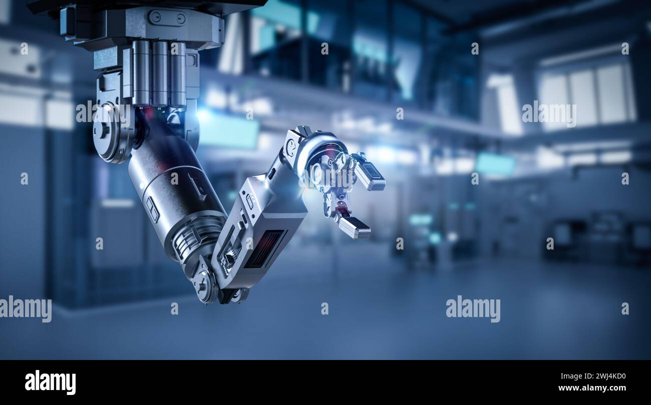 Robot hand plant hi-res stock photography and images - Alamy