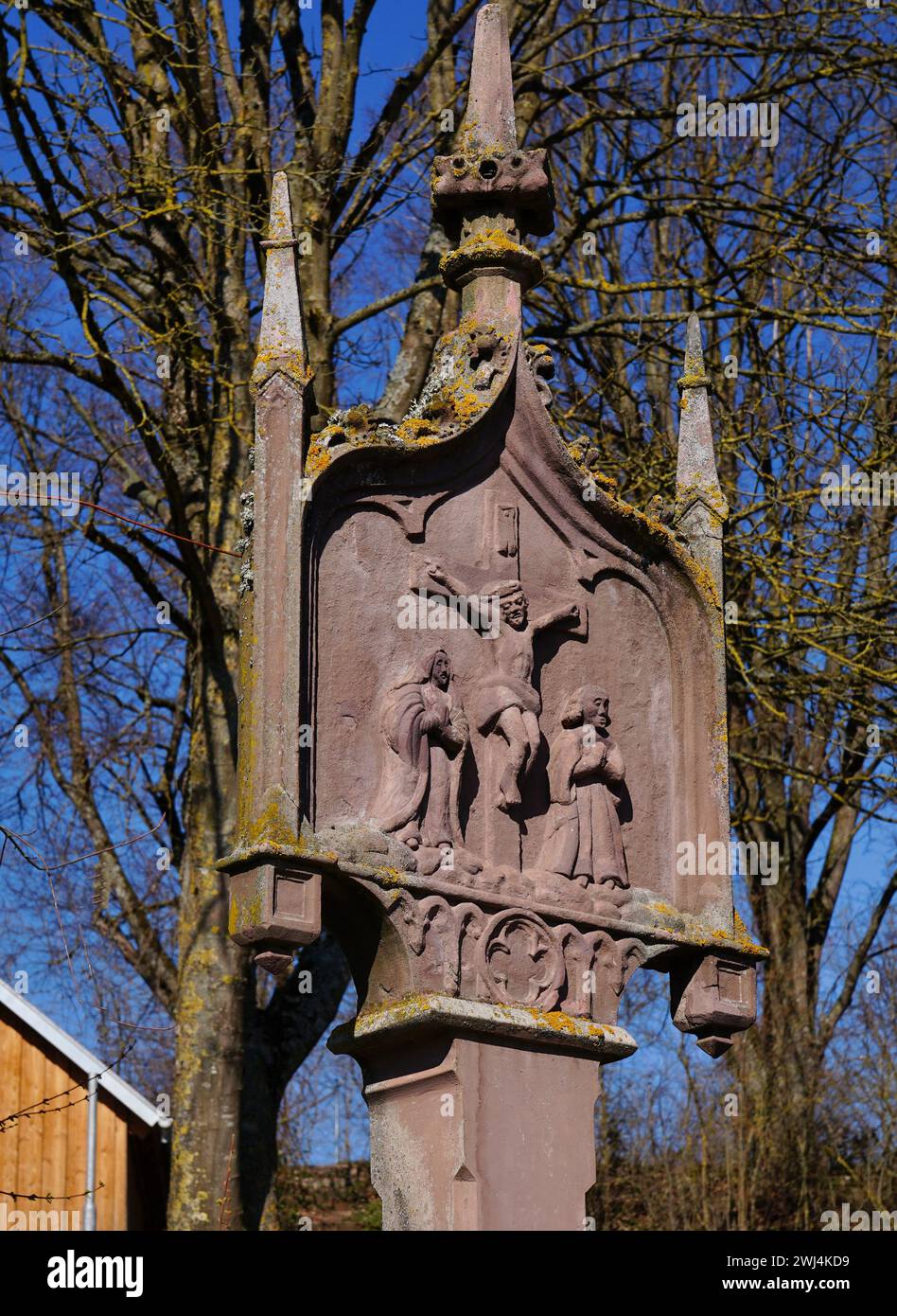 Crucifixion scene Bad Mergentheim Stuppach Stock Photo - Alamy