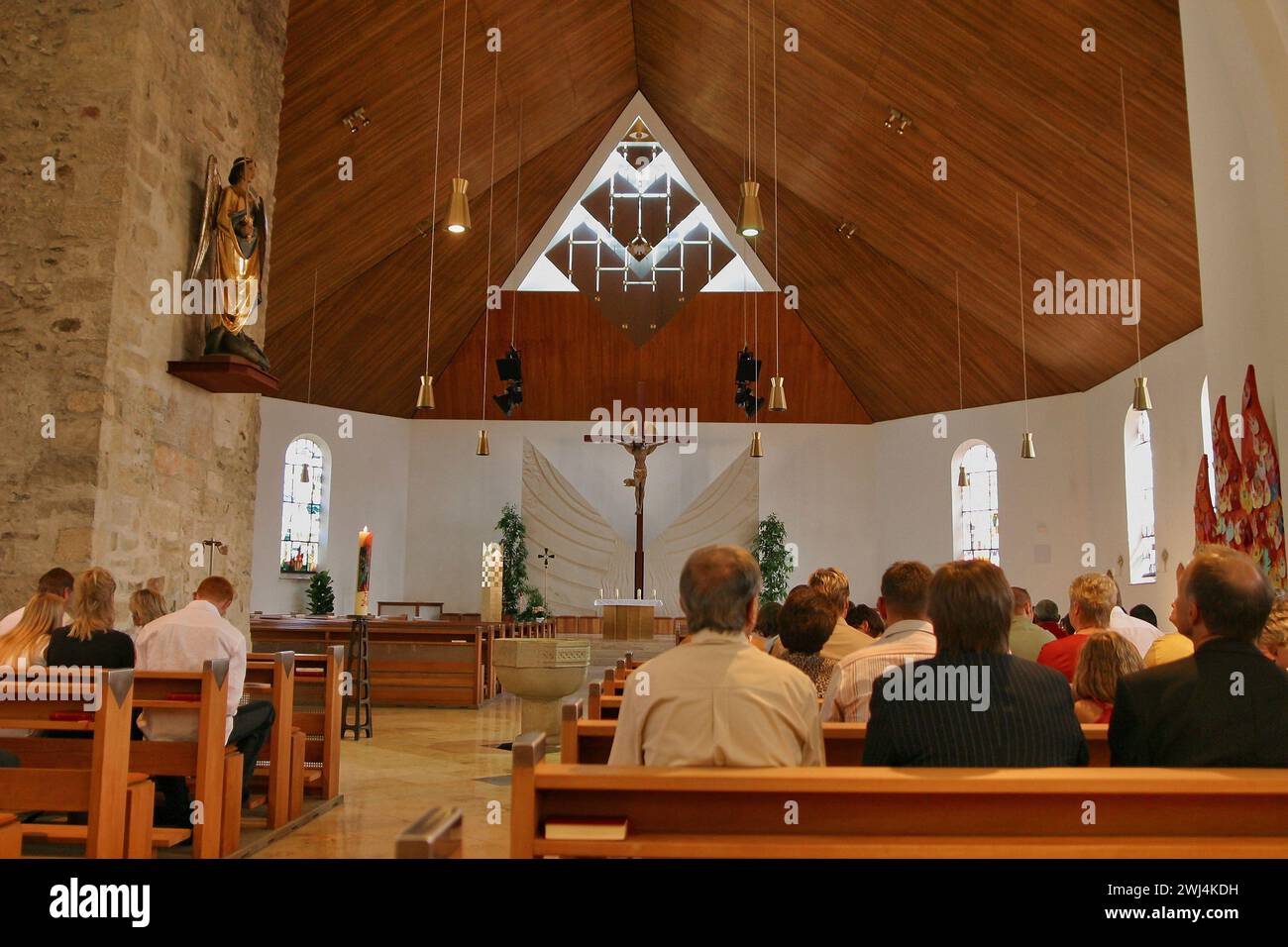 Catholic parish church of St. Michael Regen, Bavaria Stock Photo - Alamy