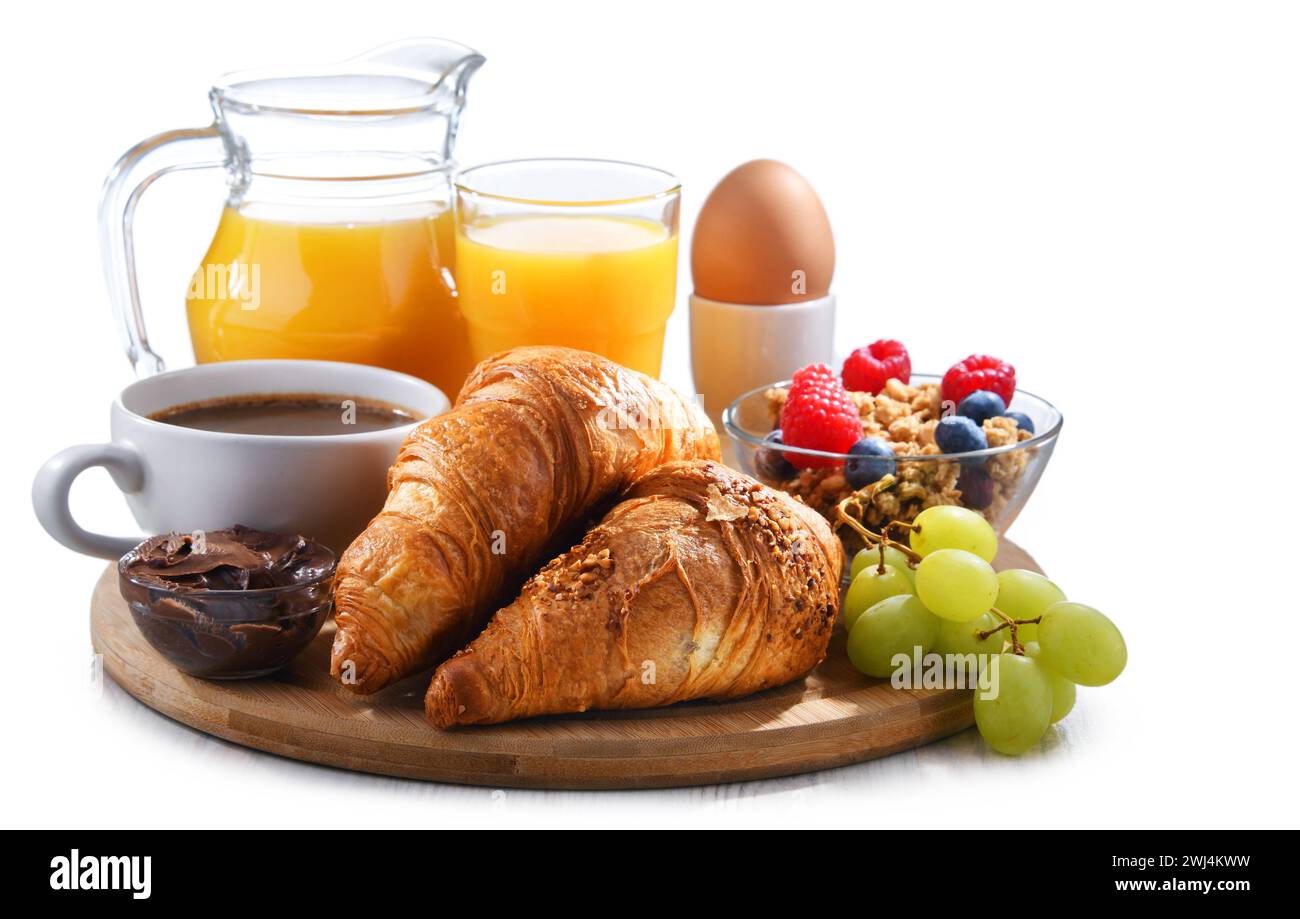 Balanced diet breakfast oatmeal Cut Out Stock Images & Pictures - Alamy