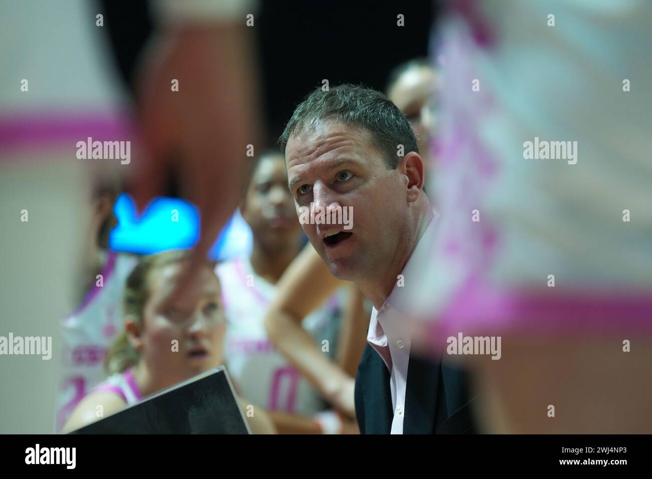 February 12, 2024: Tennessee Lady Vols assistant coach Jon Harper ...