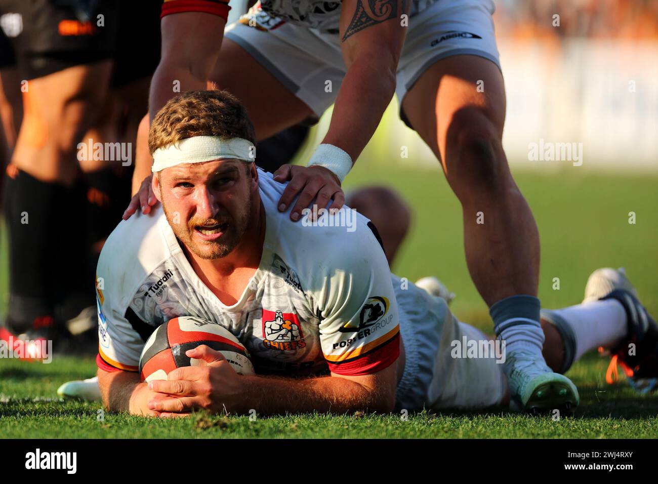 Tokyo, Japan. 10th Feb, 2024. Bradley Slater (Chiefs) Rugby : THE CROSS ...