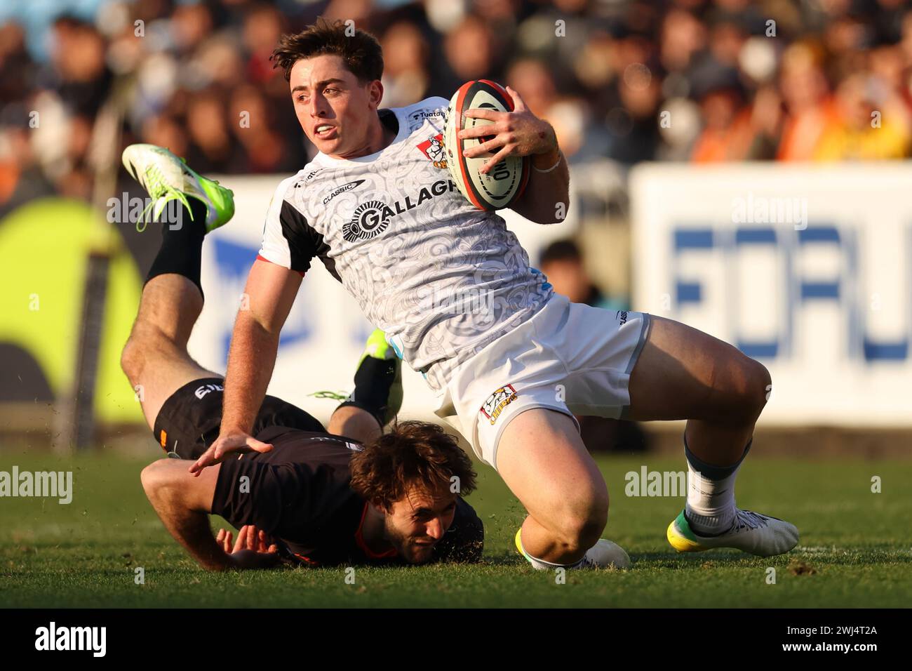 Tokyo, Japan. 10th Feb, 2024. Josh Jacomb (Chiefs) Rugby : THE CROSS ...