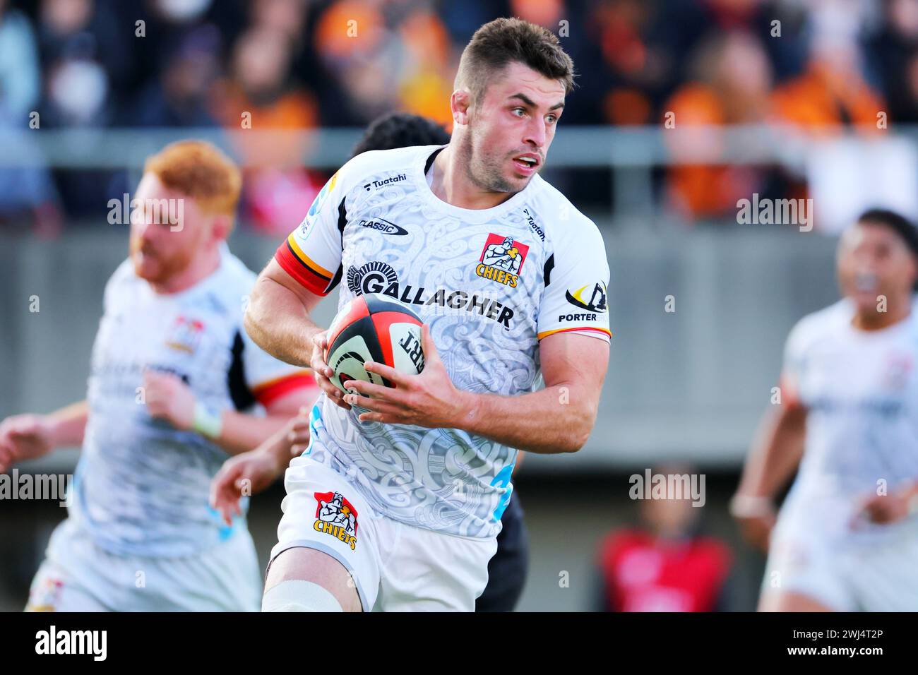 Tokyo, Japan. 10th Feb, 2024. Hamilton Burr (Chiefs) Rugby : THE CROSS ...