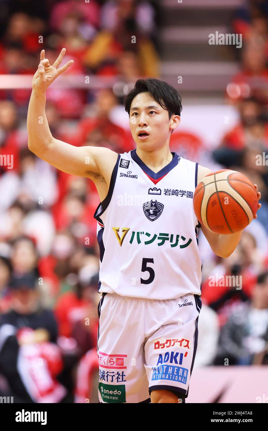 Funabashi Arena, Chiba, Japan. 2nd Feb, 2024. Yuki Kawamura (B-Corsairs ...