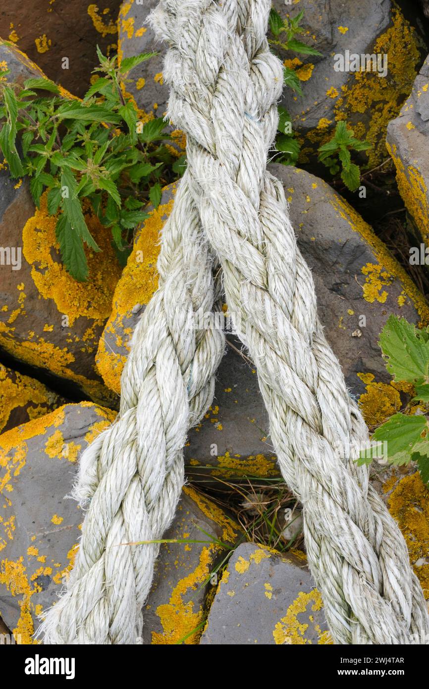 Rope on the ground hi-res stock photography and images - Alamy