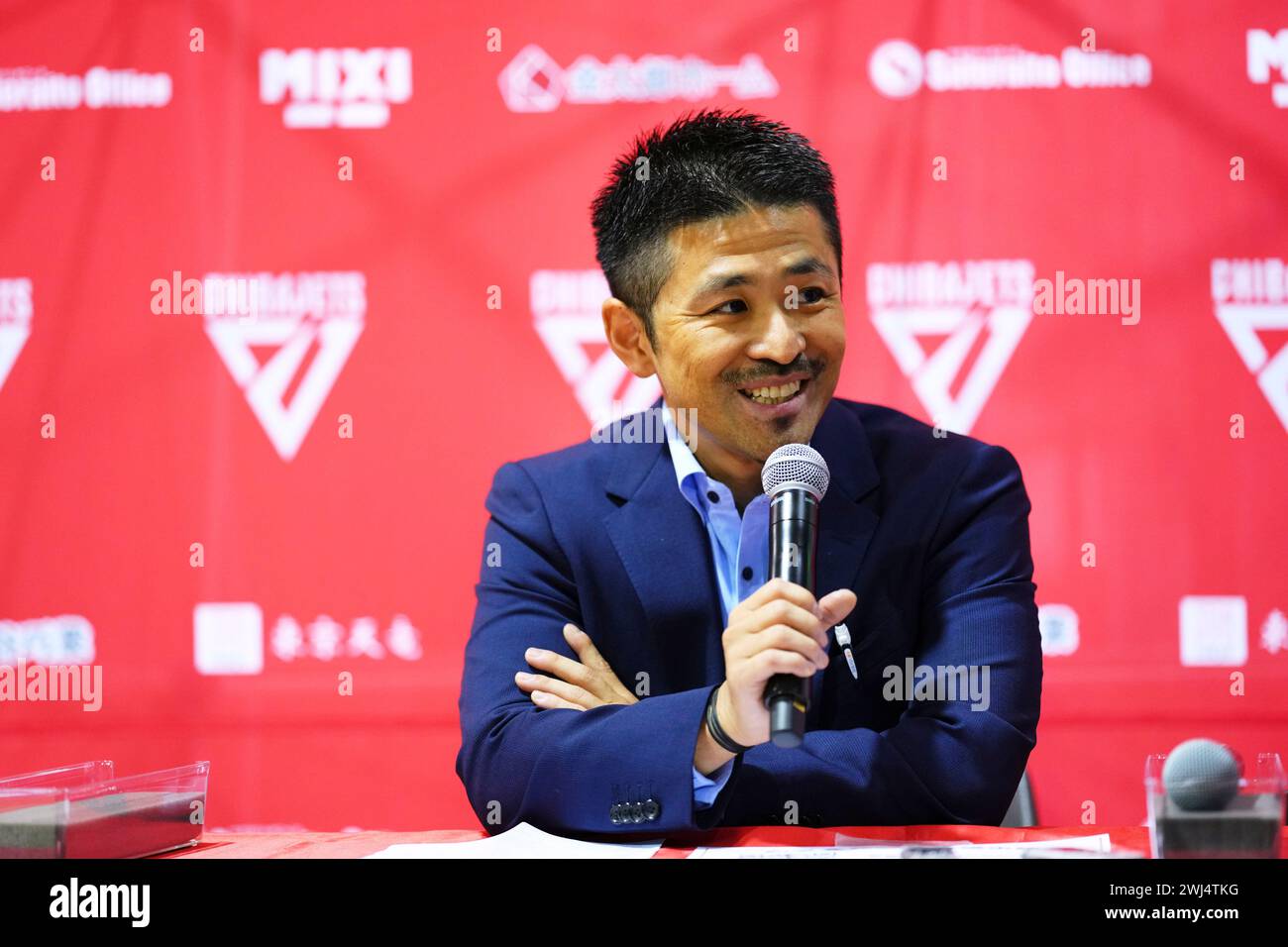 Funabashi Arena, Chiba, Japan. 2nd Feb, 2024. Atsushi Inagaki (Jets ...