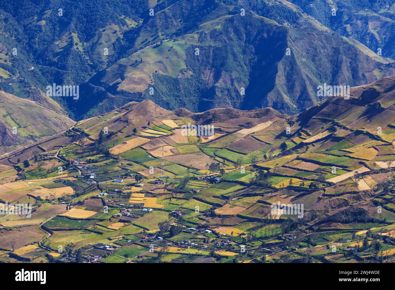 Rural landscapes in Ecuador Stock Photo - Alamy