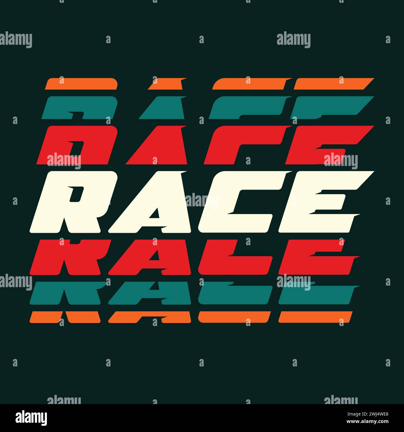 Race color text pattern Stock Vector Image & Art - Alamy