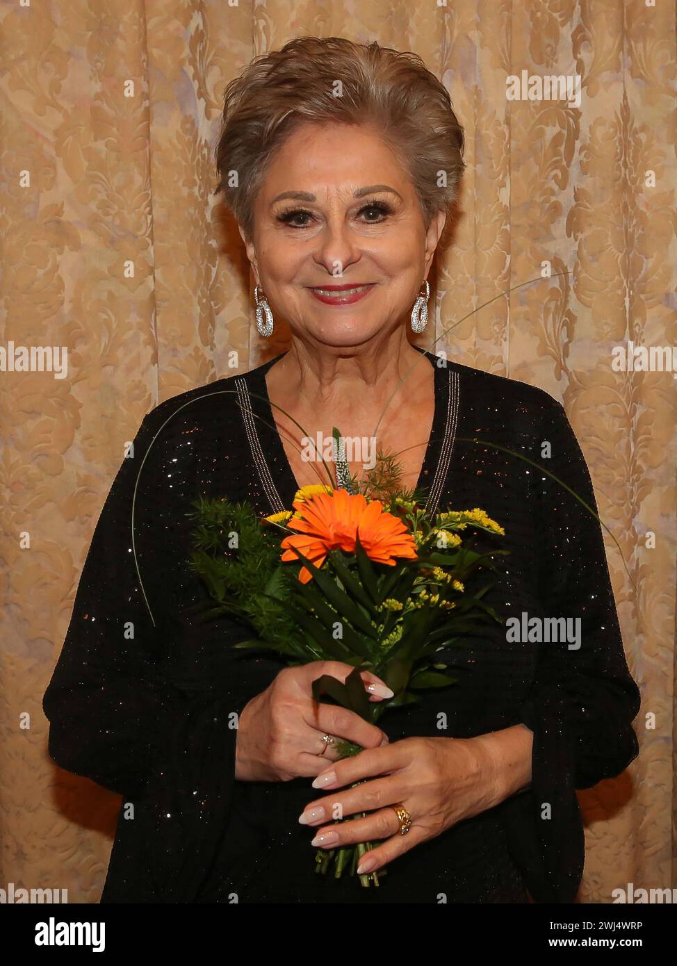 Pop singer Dagmar Frederic during a performance on 01/06/2024 in ...