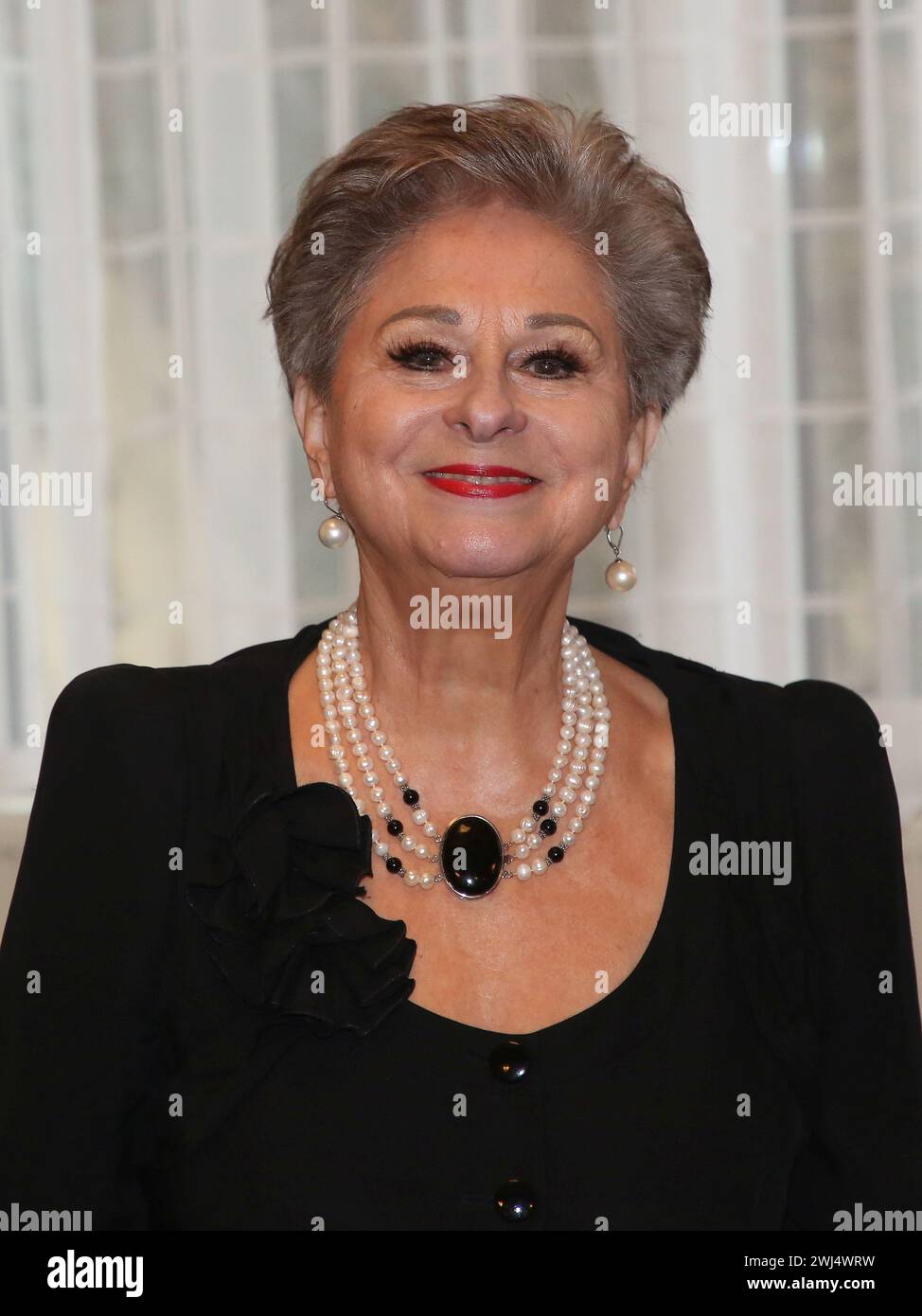 Pop singer Dagmar Frederic during a performance on 01/06/2024 in ...