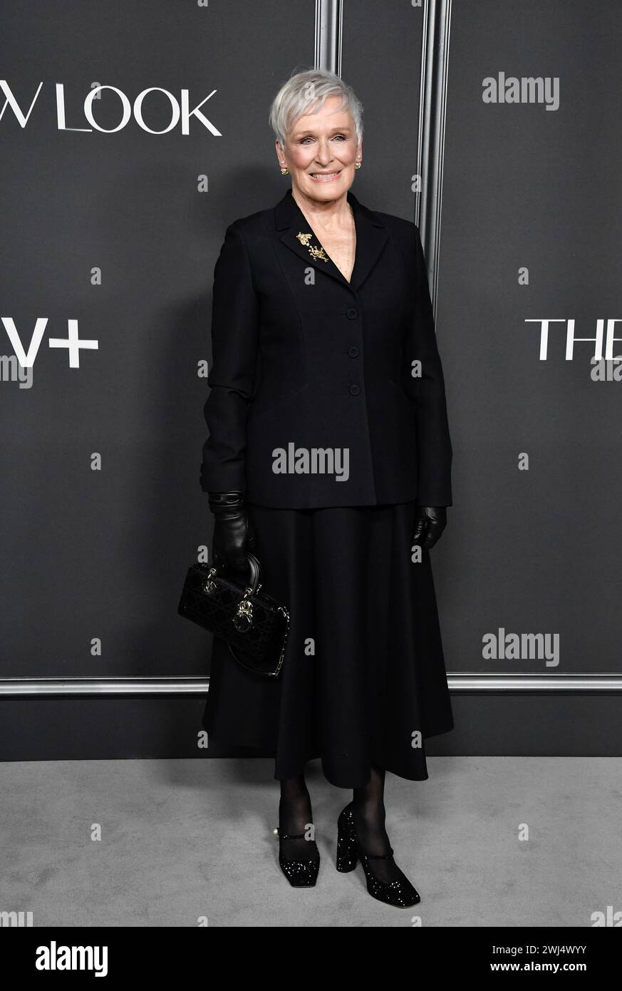Glenn Close attends the premiere of the Apple TV+ series "The New Look ...